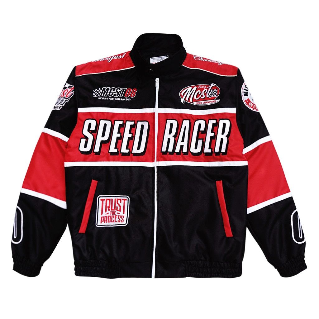 Bomber Jacket × Grailed × Racing RACING JACKET SPEED RACER NASCAR | Grailed