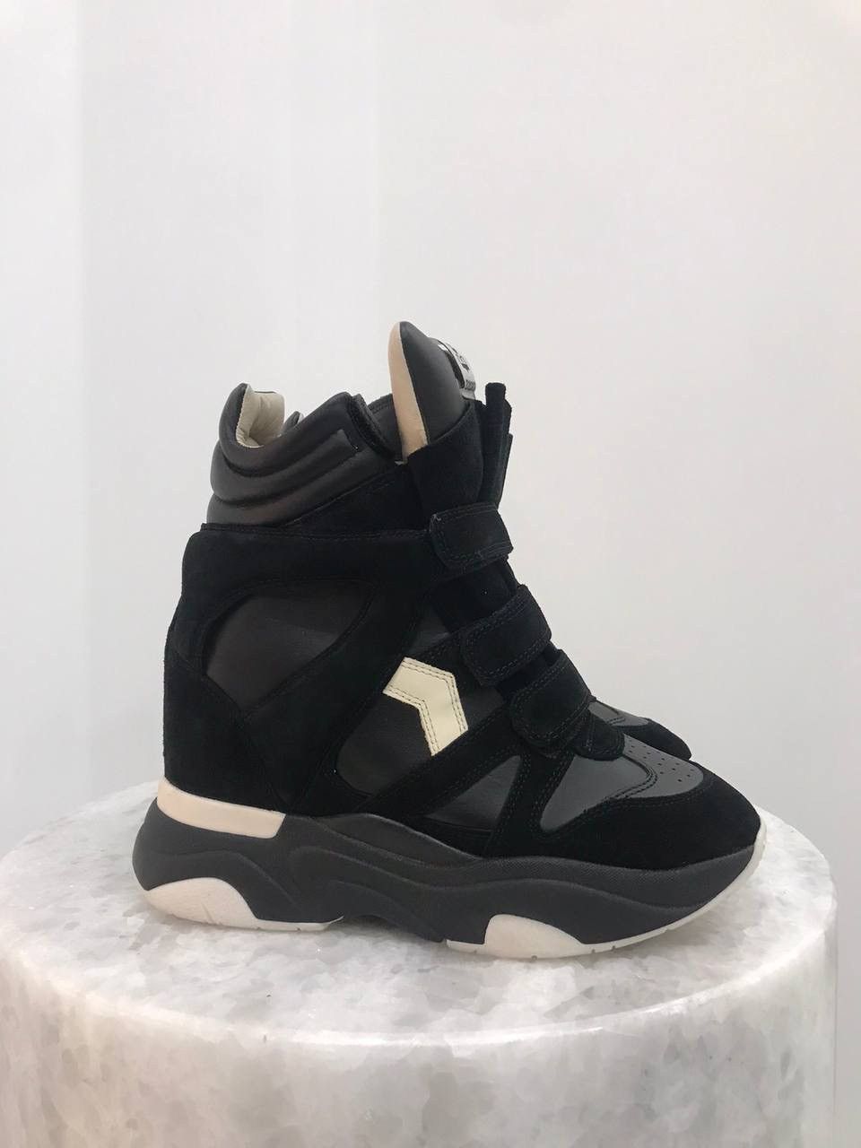 Isabel Marant × Luxury Last Size Isabel Marant Balskee Black Suede ...