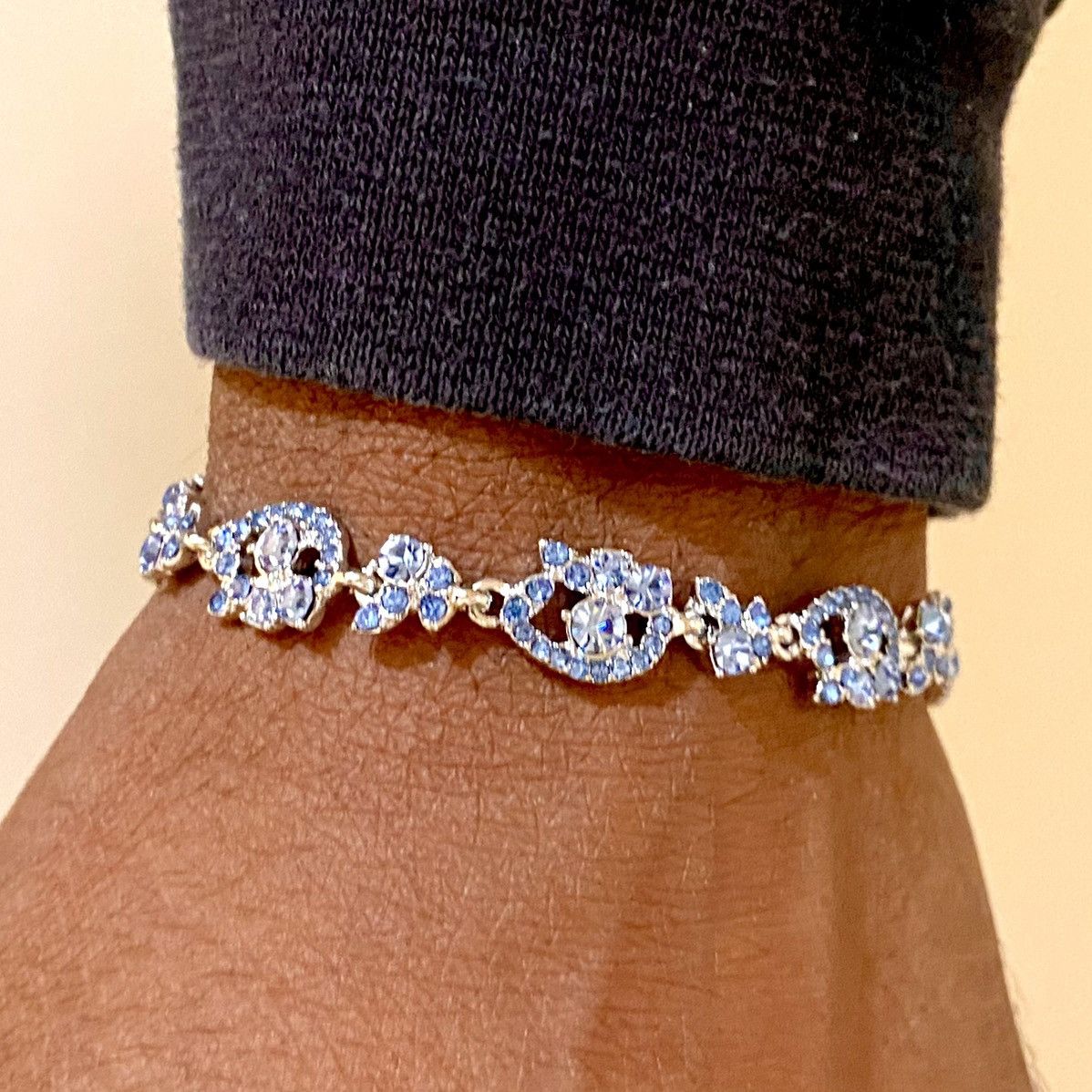 Givenchy RARE GIVENCHY BLUE SILVER BRACELET | Grailed