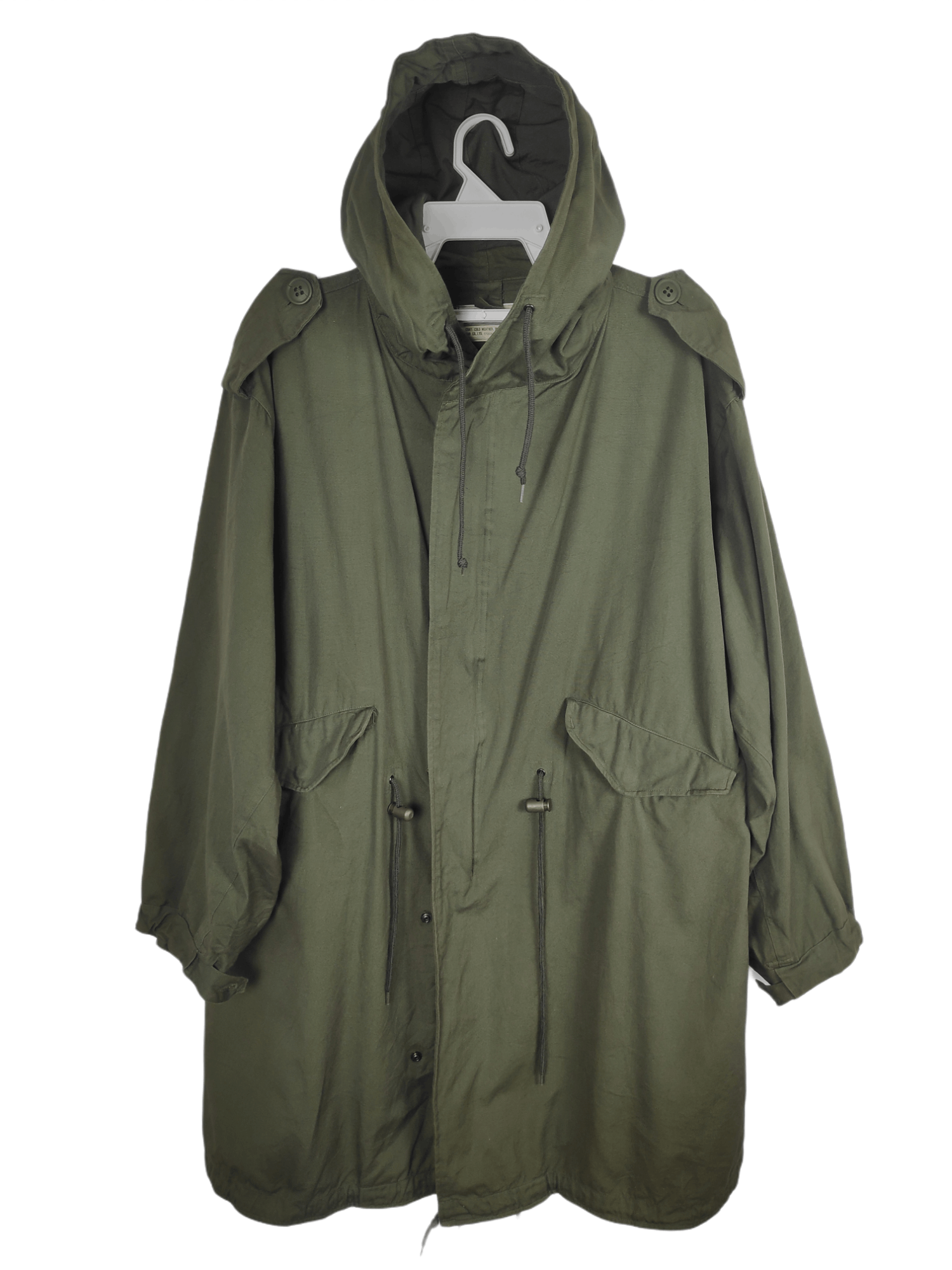 Vintage Vintage Cold Weather Field C-AT942 Fish Tail Green Parka | Grailed