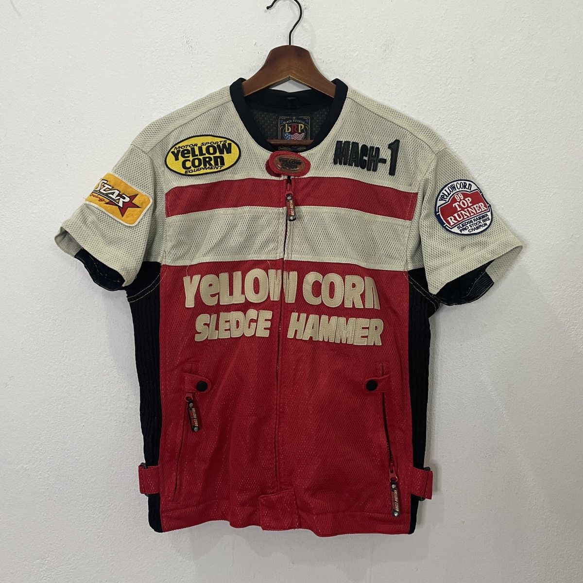 Sports Specialties Vintage Yellow Corn Sledge Hammer Racing Jacket ...