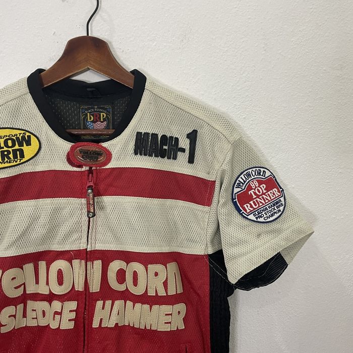 Sports Specialties Vintage Yellow Corn Sledge Hammer Racing Jacket ...