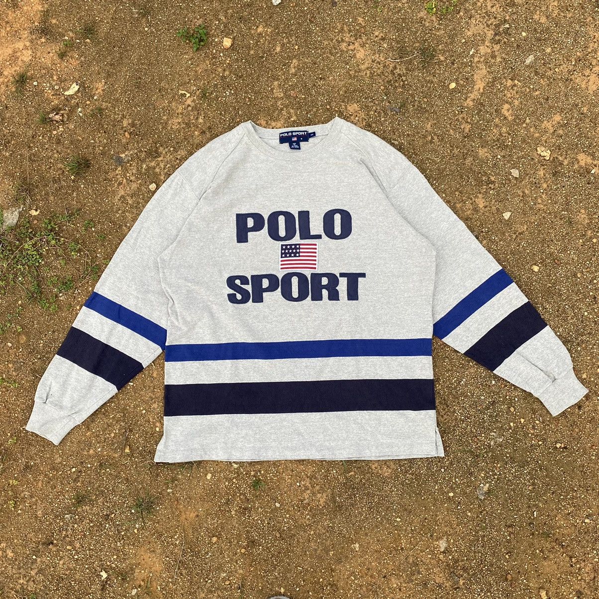 Polo Ralph Lauren 🔥 Steals 🔥 Vintage 90s Polo Sport Big Logo Sweatshirt | Grailed