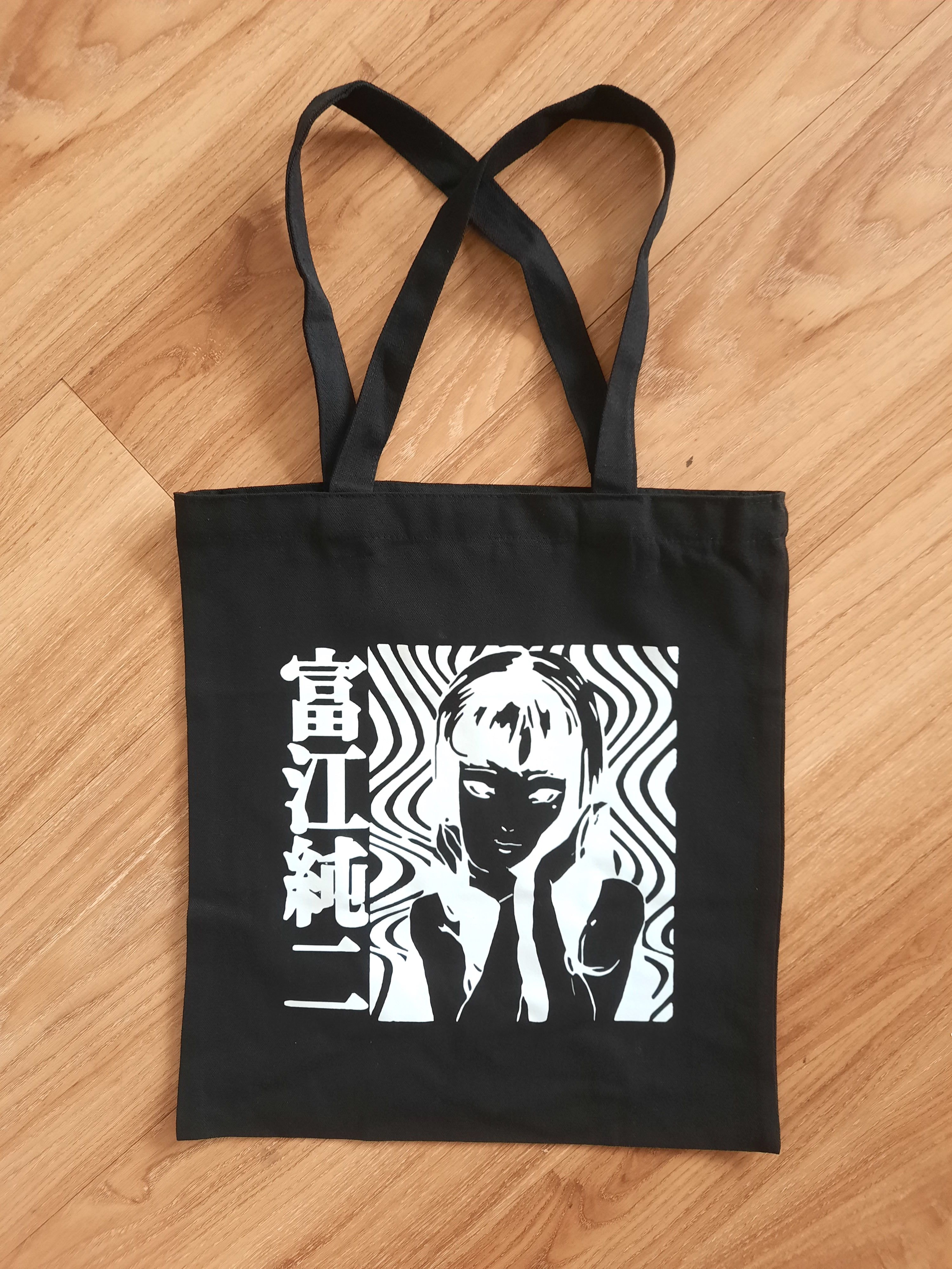Japanese Brand Junji Ito TOMIE canvas tote bag | Grailed