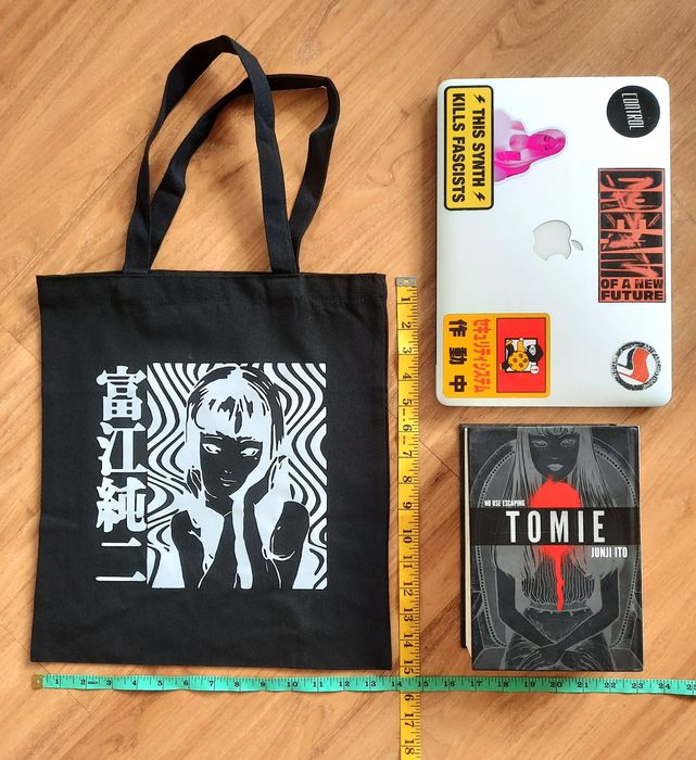 Japanese Brand Junji Ito TOMIE canvas tote bag | Grailed