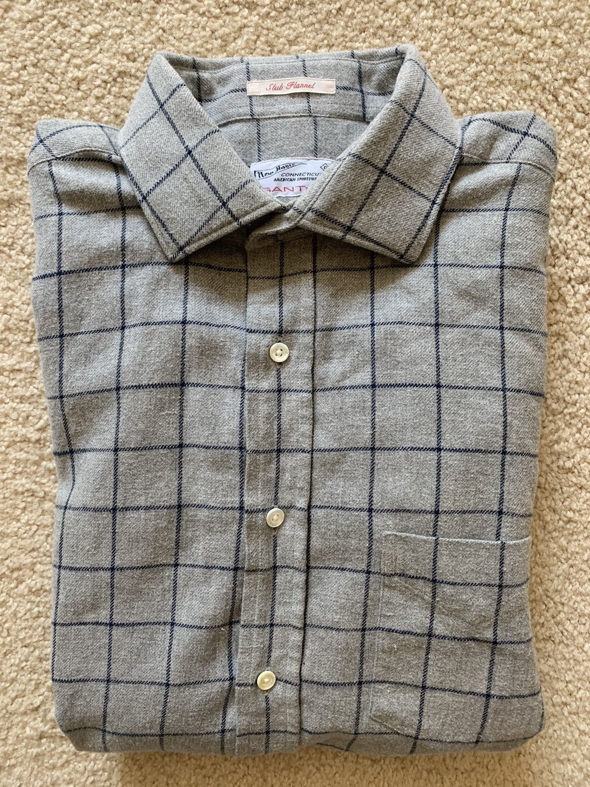 Gant Rugger Slub Flannel Button Down Oxford | Grailed