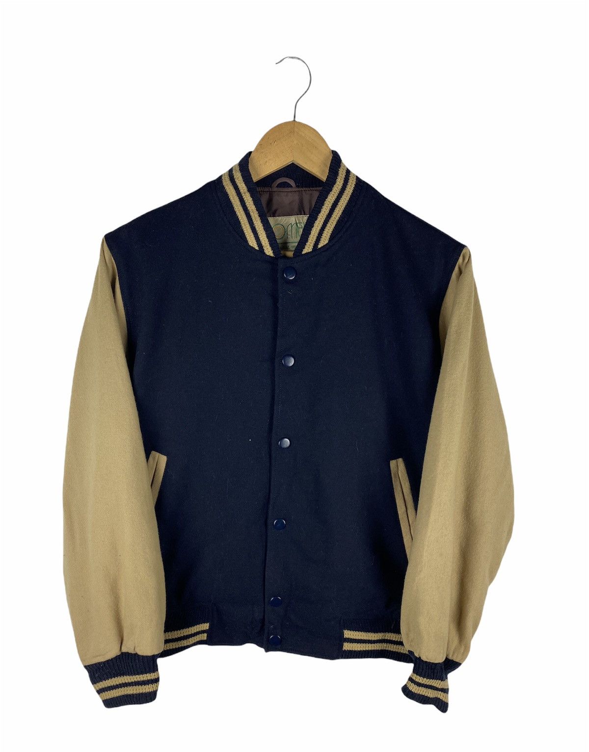 Varsity × Varsity Jacket × Vintage ROMEL VARSITY JACKET WOOL FABRIC ...