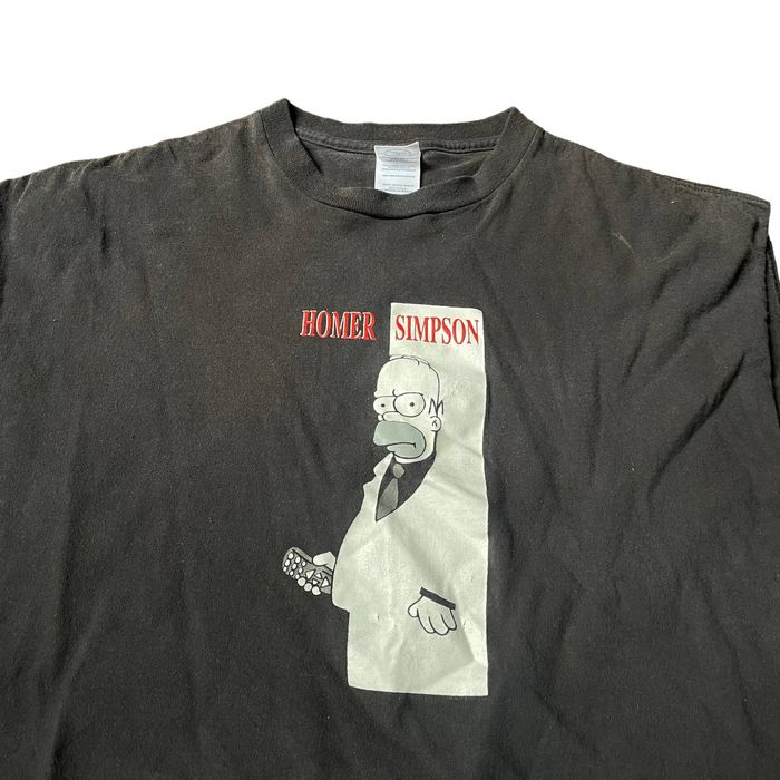The Simpsons Homer Simpson Scarface Cutoff Tank Top Mens XL | Grailed