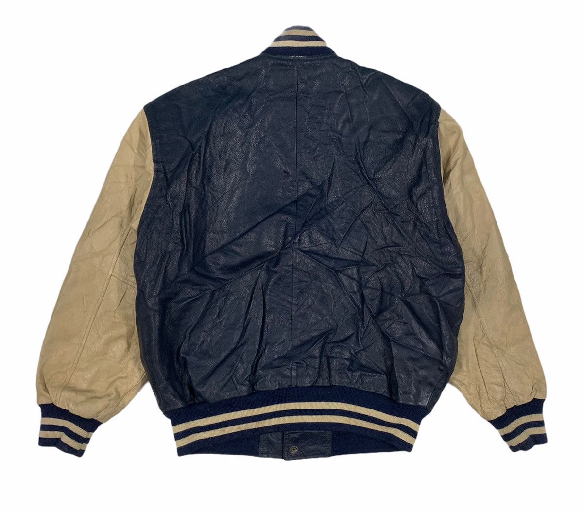 Japanese Brand Vintage Sea Hop Varsity Leather Jacket | Grailed