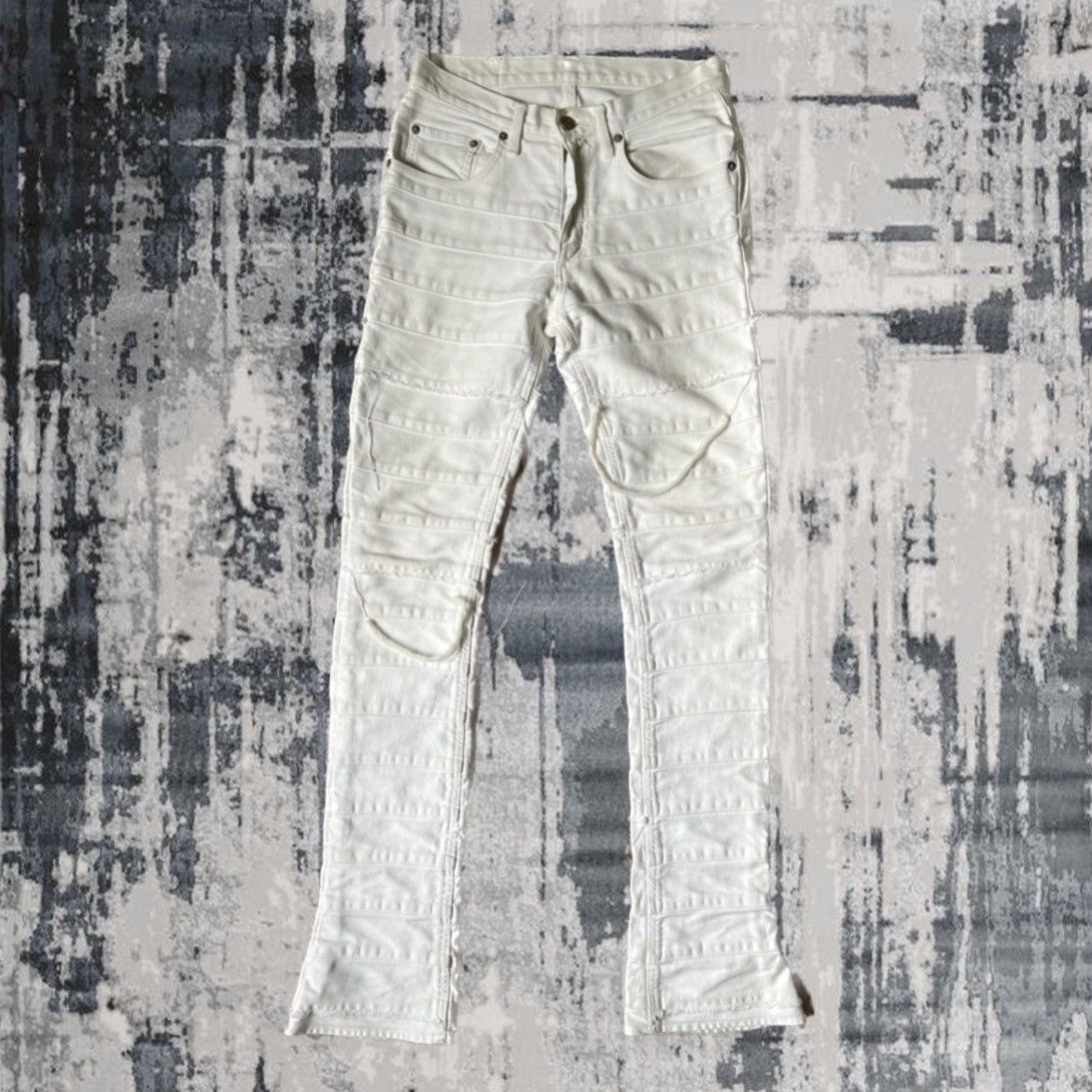Hysteric Glamour White Hagi Denim | Grailed