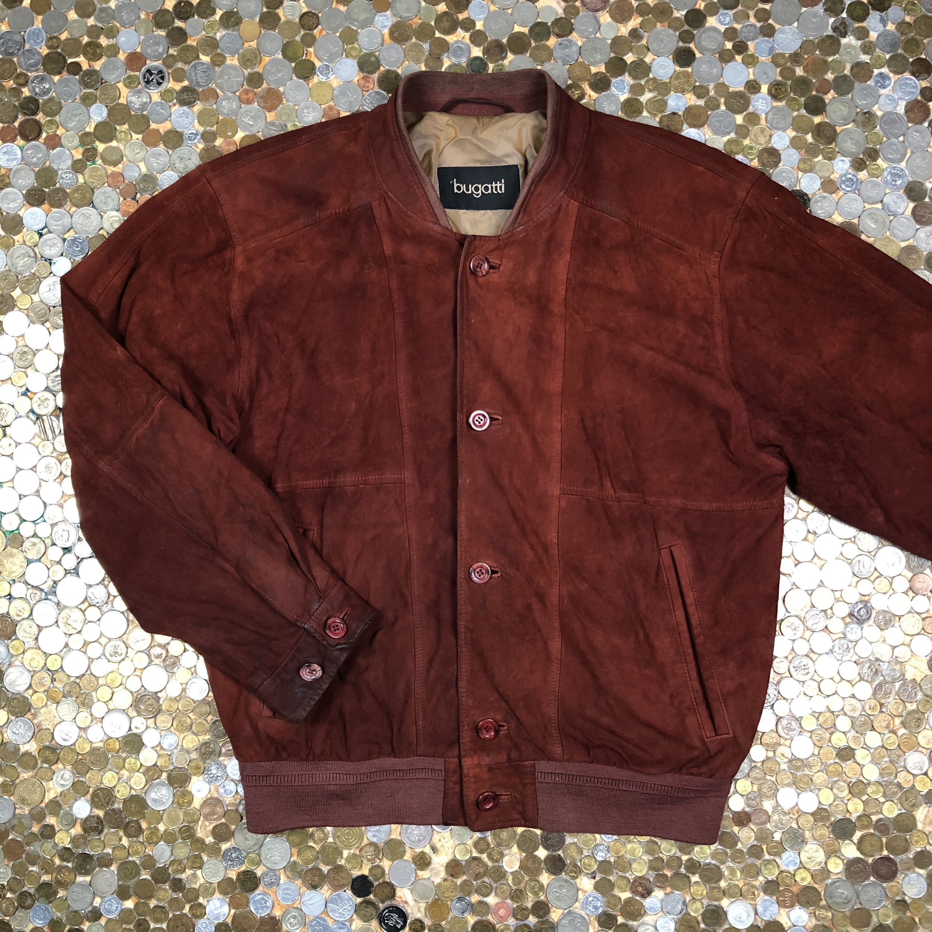 Vintage Bugatti Vintage Real Lather Bomber Jacket 90's | Grailed