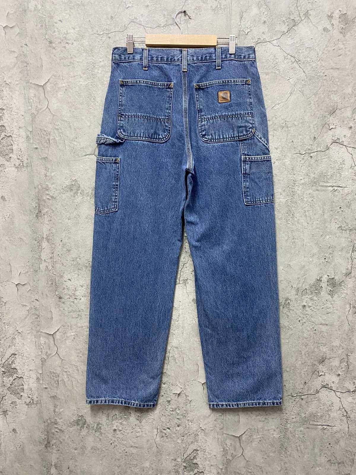 Vintage Vintage 90’s Carhartt Carpenters Loose Fit Denim Pants | Grailed