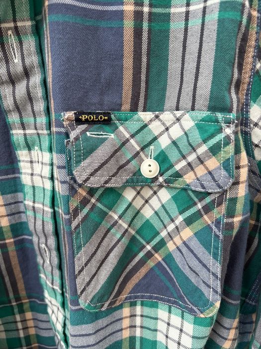 Polo Ralph Lauren Green Polo Ralph Lauren Flannel Button up | Grailed