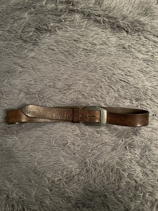 Diesel Diesel 00s vintage minimalist western leather belt 114cm | Grailed