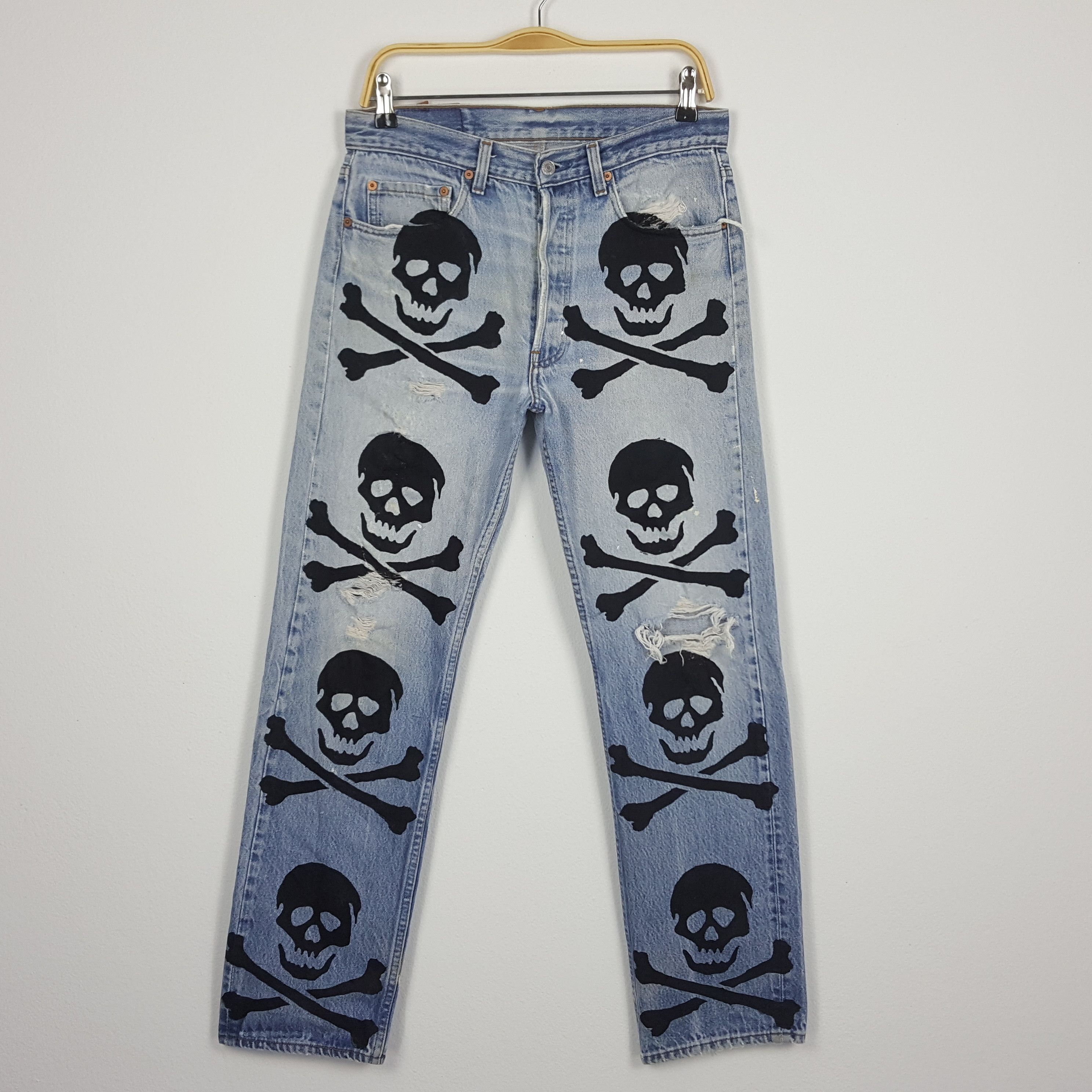 Japanese Brand × Levi's × Vintage Vintage Levi's X Skull mastermind ...
