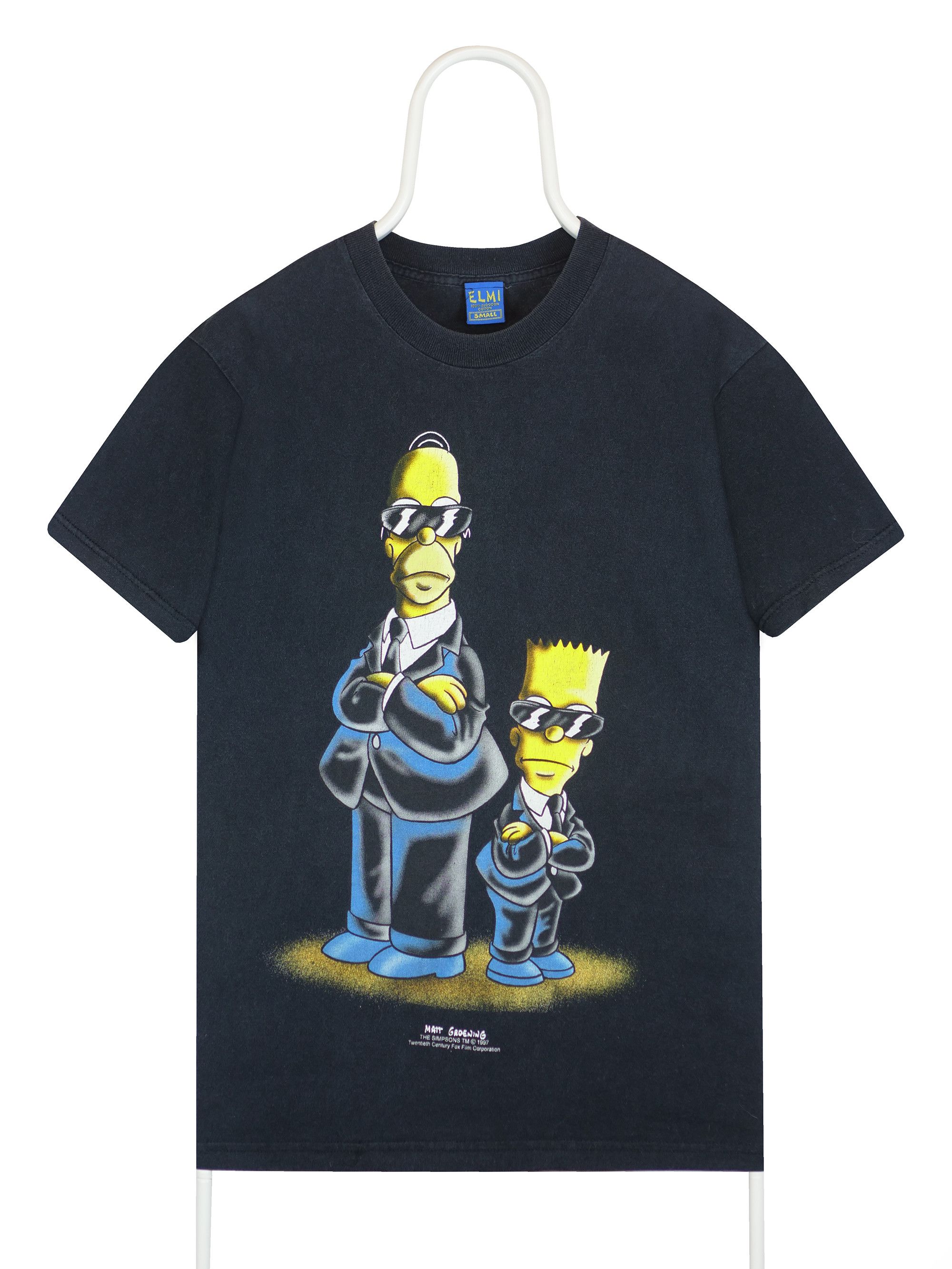 Vintage The Simpsons Man in Black vintage t-shirt | Grailed