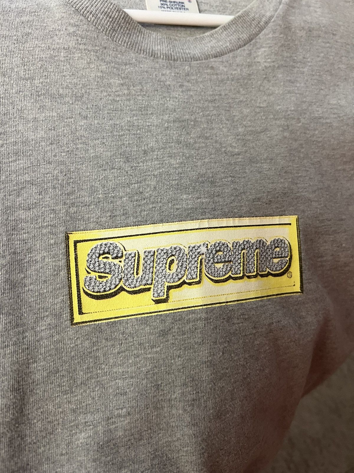 Supreme 1999 Supreme Bling Box Logo tee vintage supreme | Grailed