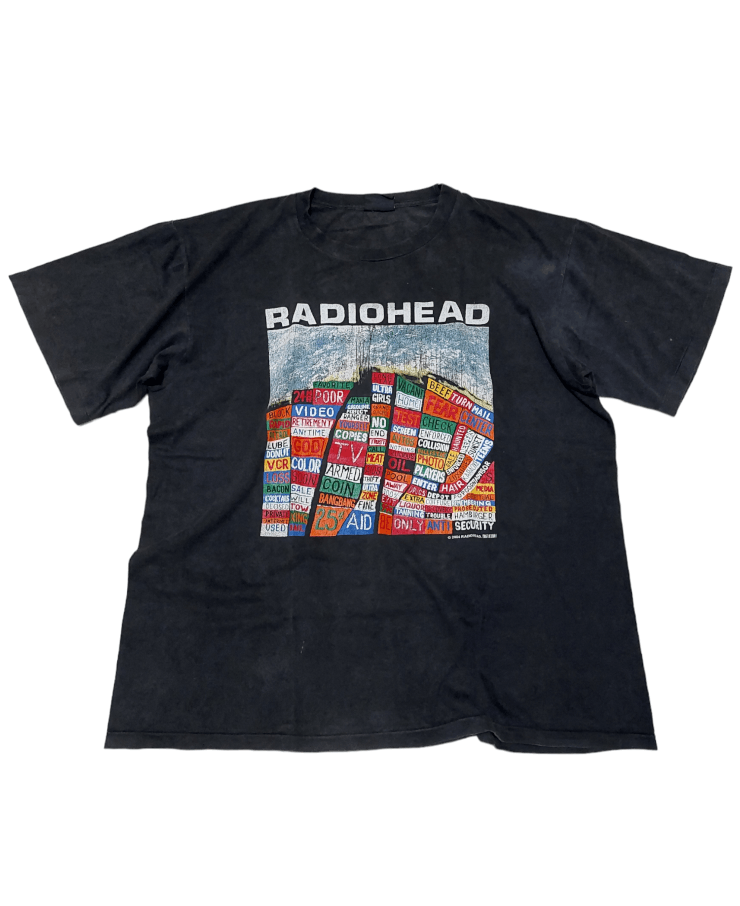 Band Tees × Vintage Radiohead Red hot chili peppers Nirvana Slipknot ...