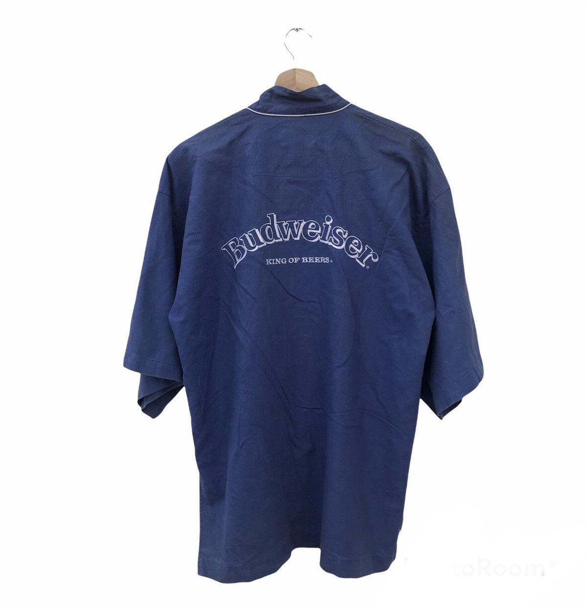 Budweiser VINTAGE BUDWEISER KING OF BEER BIG LOGO KIMONO JAPAN | Grailed
