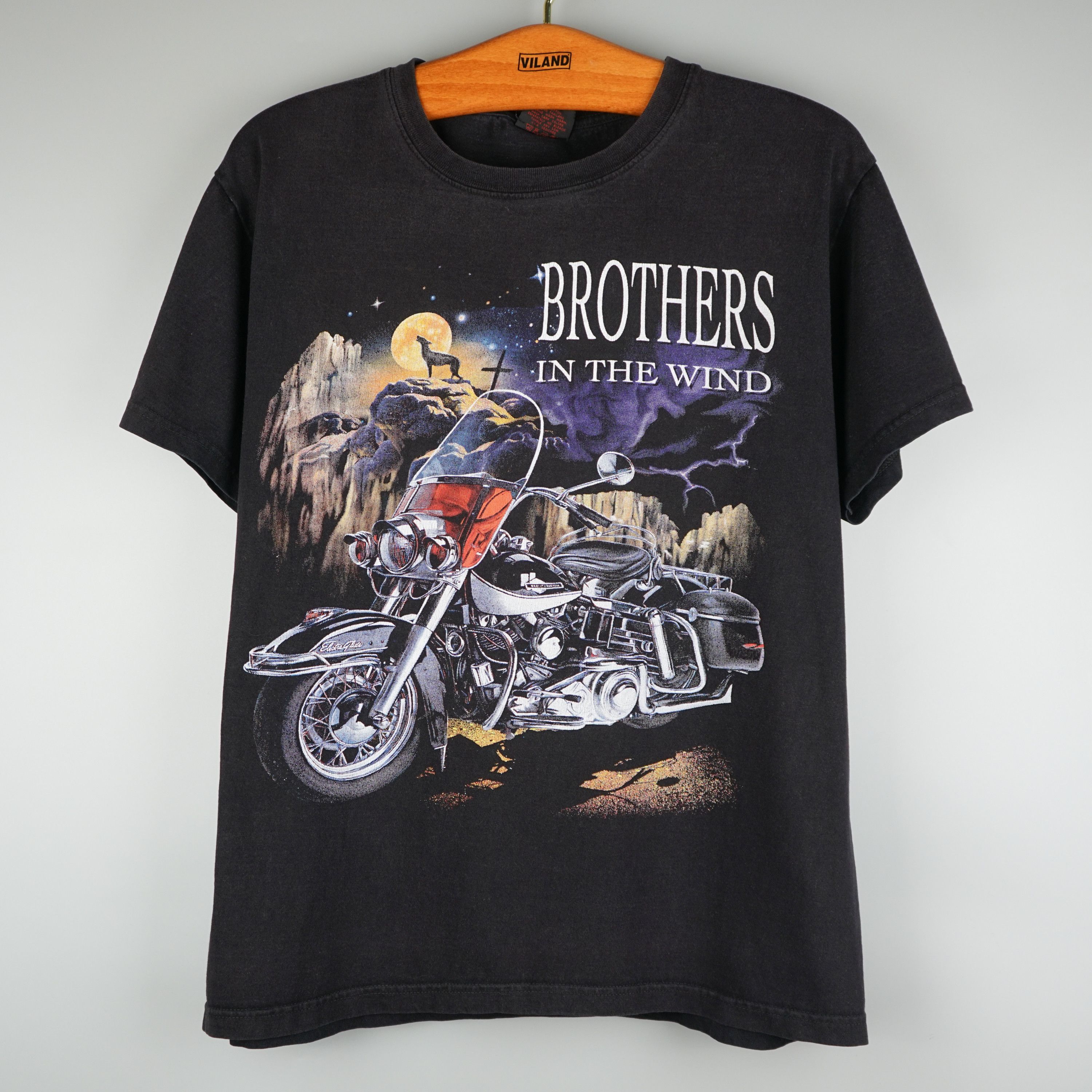 Harley Davidson × Vintage 1990s Brothers In The Wind t-shirt | Grailed