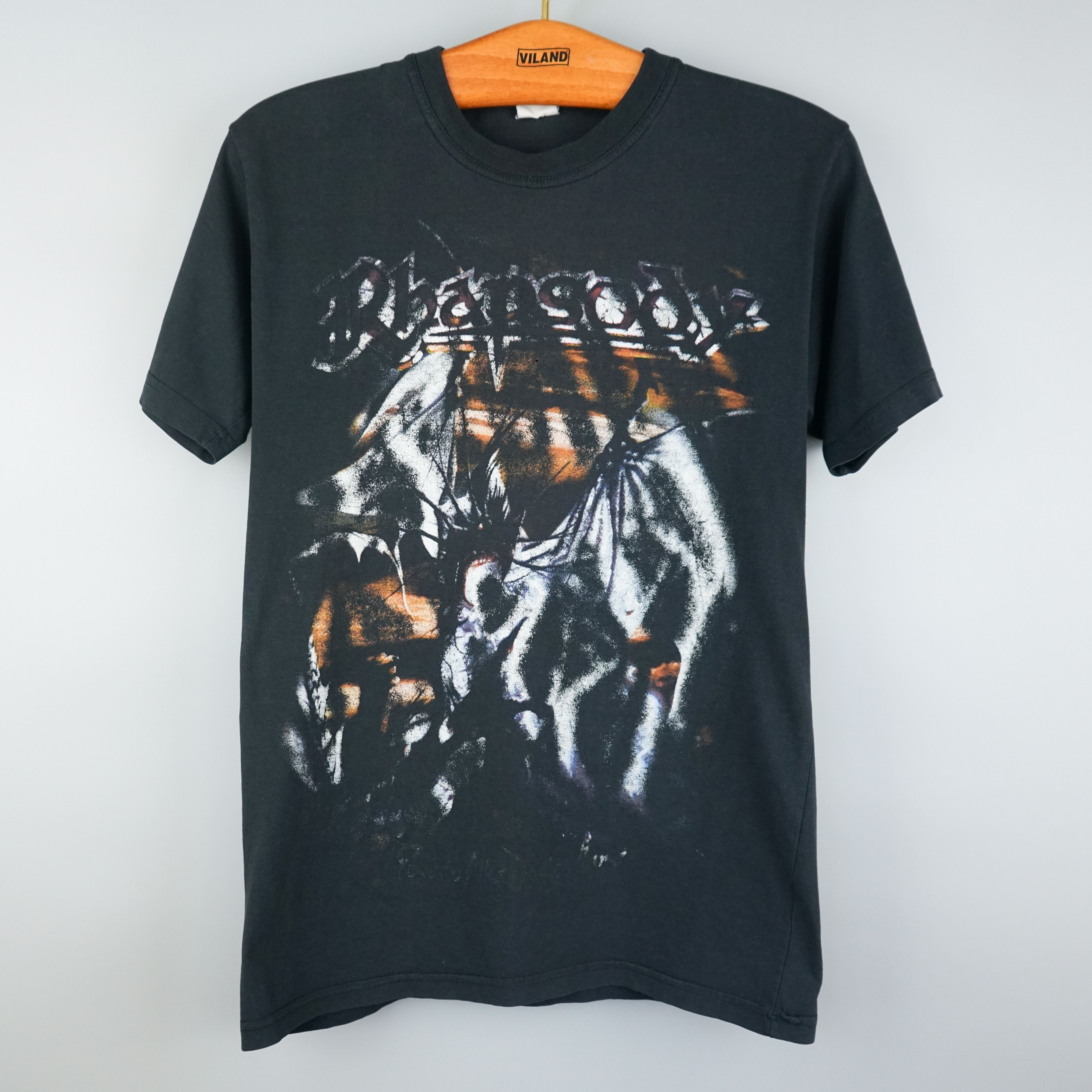Band Tees × Rock T Shirt × Vintage 90s Rhapsody t shirt Power Metal ...