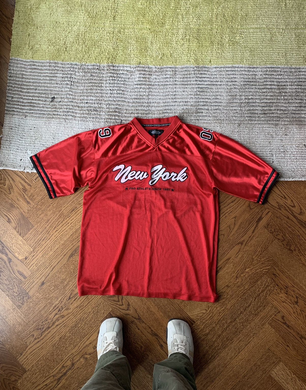 Other × Streetwear × Vintage 2000s EXCO Mesh Oversized Vintage Football ...