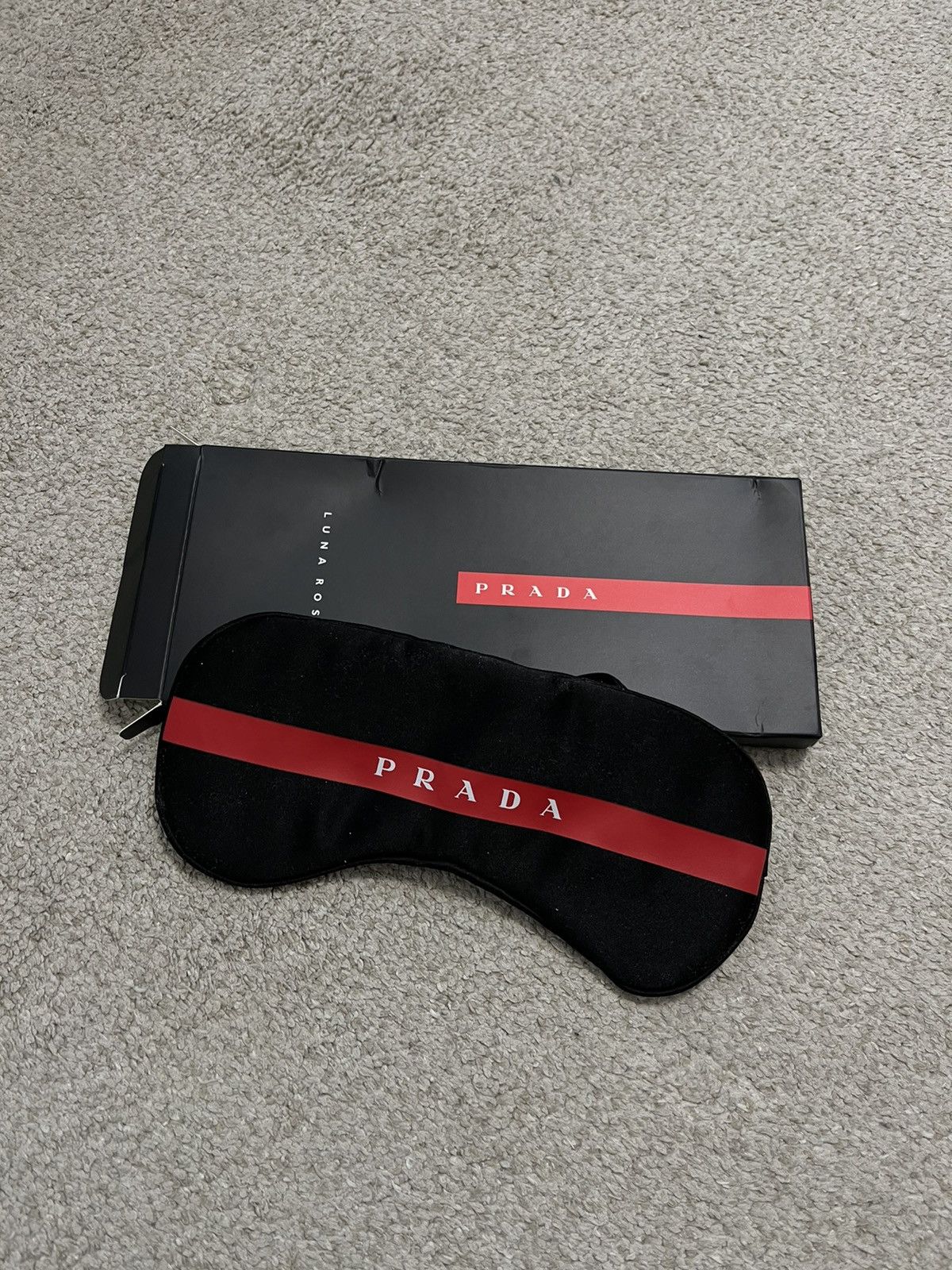 Designer × Prada Prada Luna Rossa sleep mask | Grailed