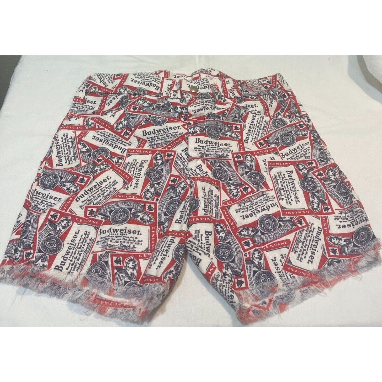 Handmade 1980's Budweiser Shorts | Grailed