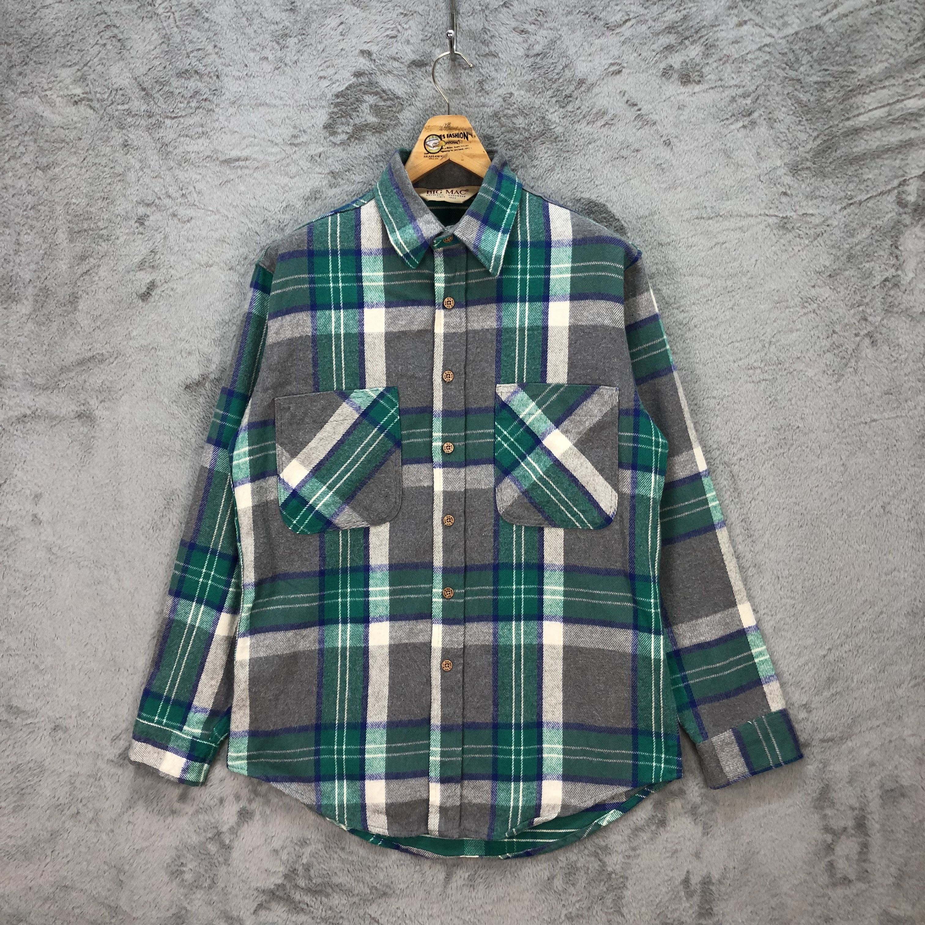 Big Mac × Made In Usa × Vintage Vintage Big Mac Flannel #5962-215 | Grailed