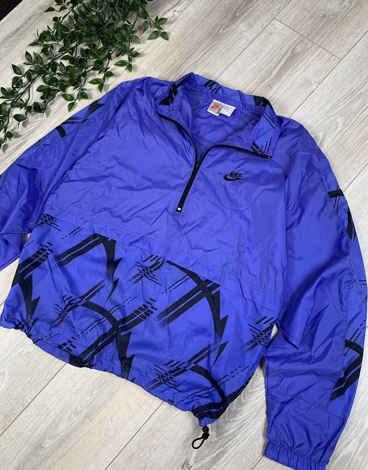 Nike Vintage 80’s Nike Light Jacket Half Zip Logo Windbreaker | Grailed