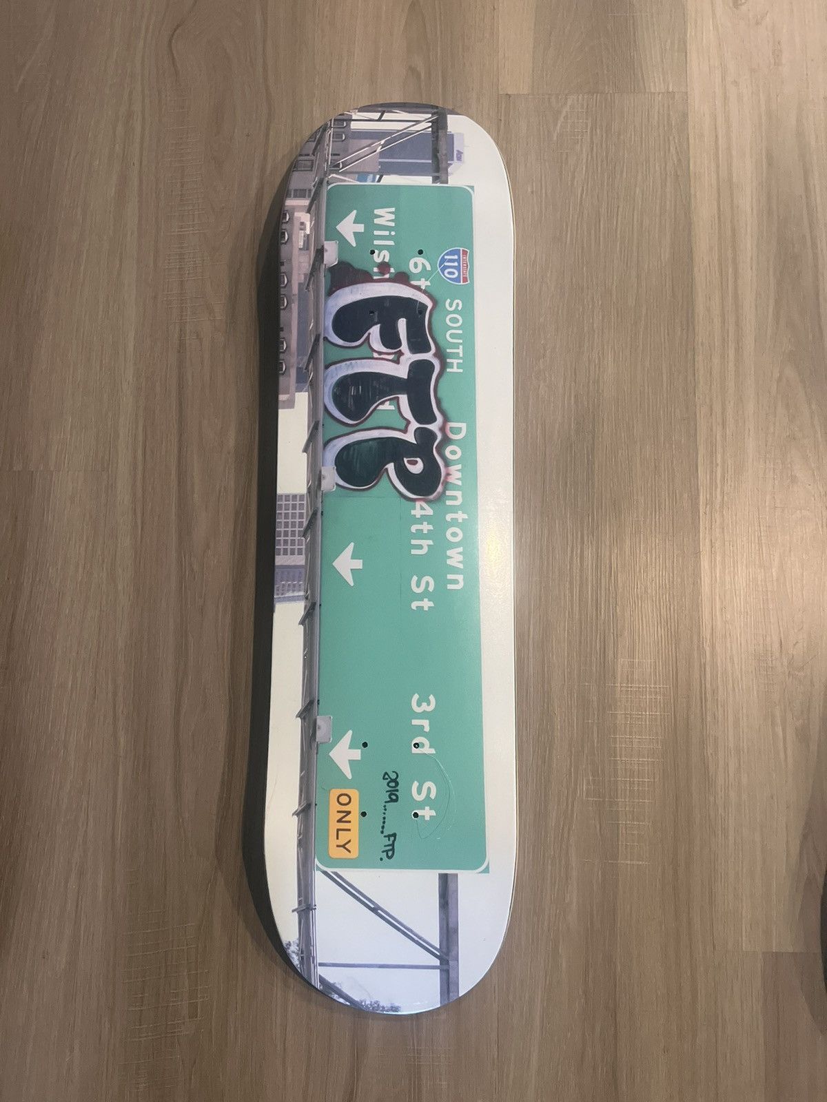 Fuck The Population FTP freeway skate deck | Grailed