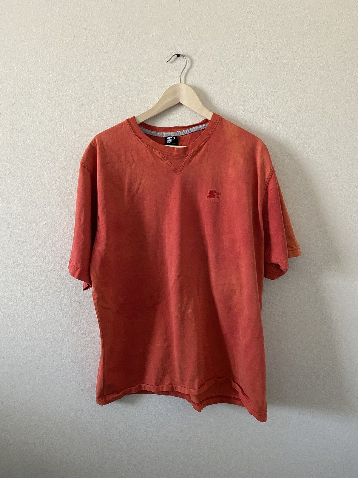 Vintage Vintage Starter Sun Faded Red T Shirt | Grailed
