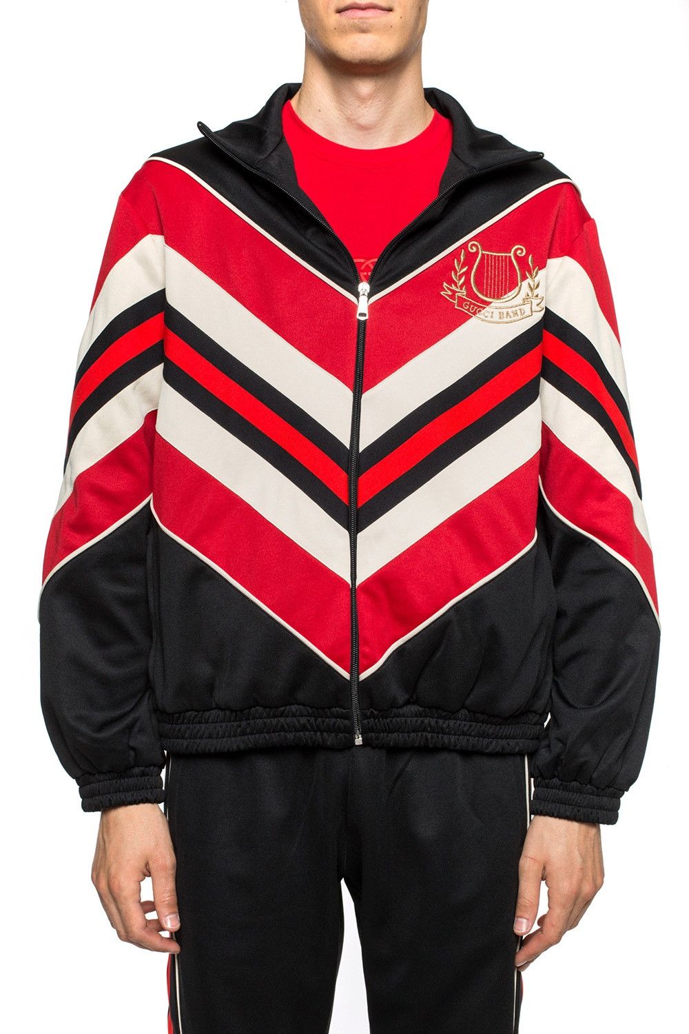 Gucci 🔥65% OFF🔥 [SALE] Gucci Zip Over Black Jersey Track Jacket | Grailed