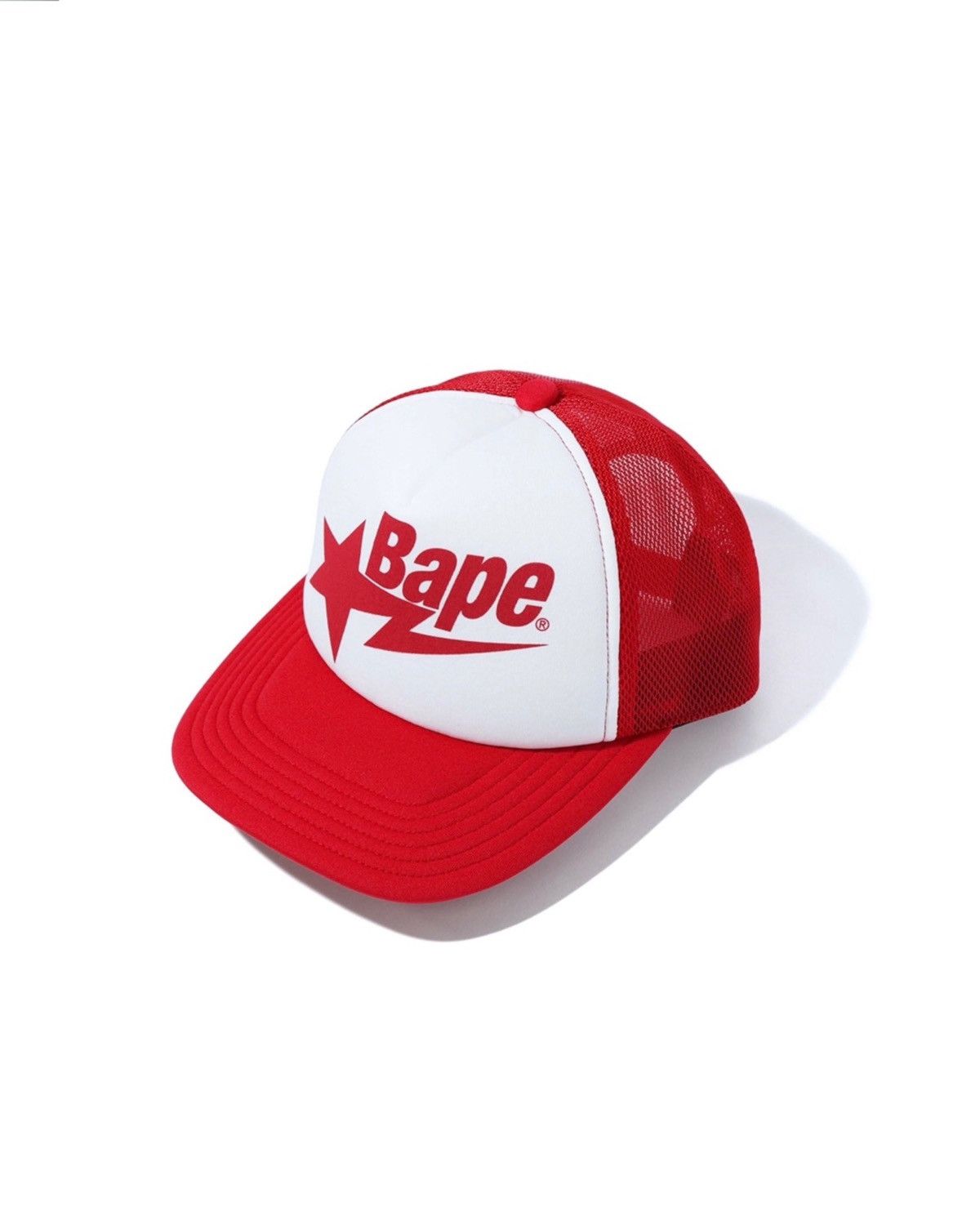 Bape BAPE Sta Mesh Cap Red | Grailed