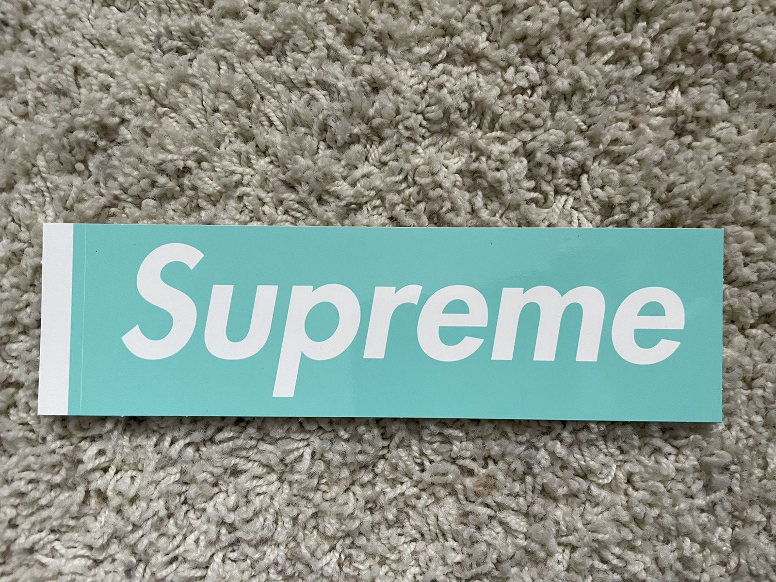 Supreme × Tiffany & Co. Tiffany & Co Blue Box Logo Sticker | Grailed