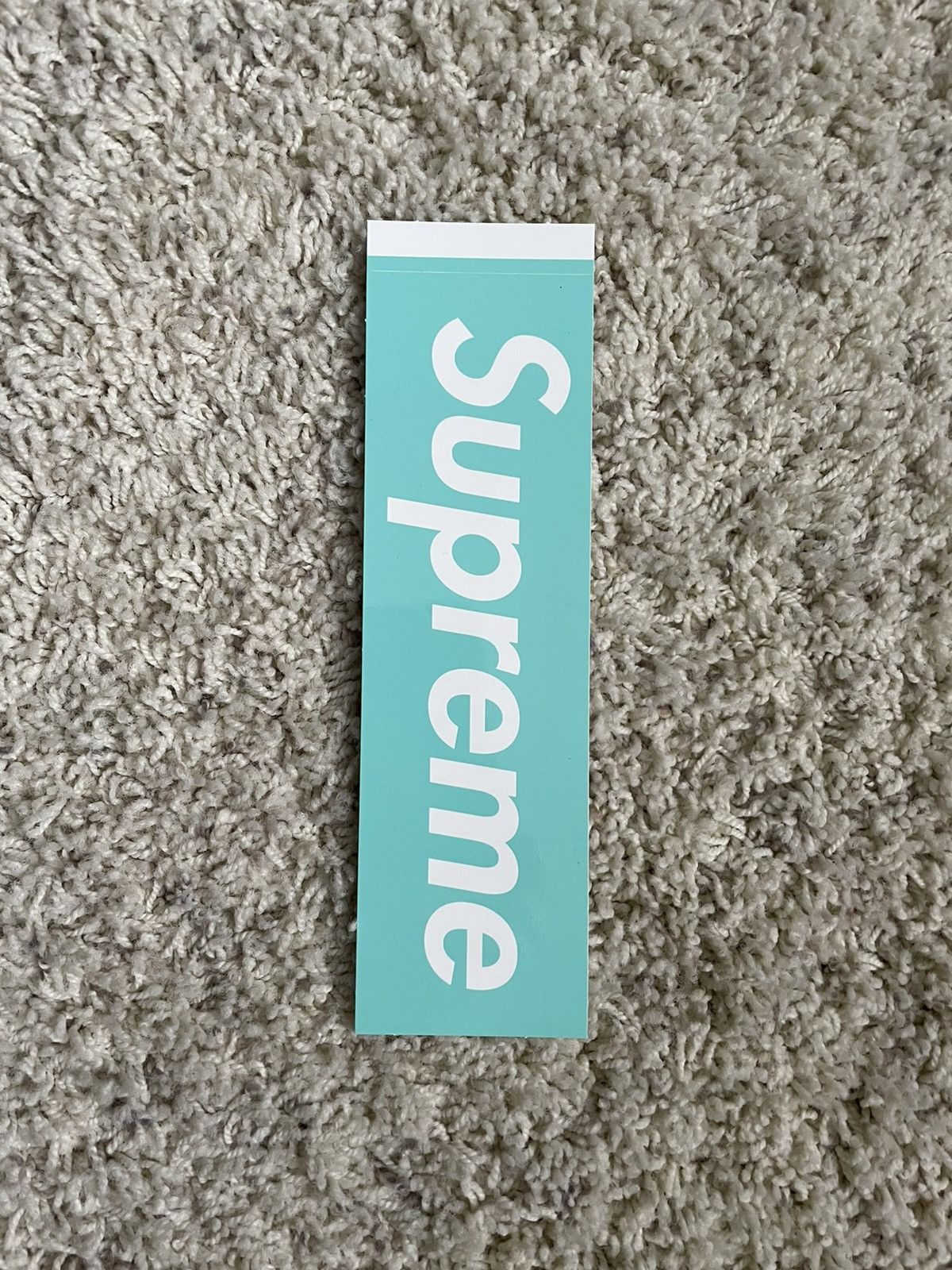 Supreme × Tiffany & Co. Tiffany & Co Blue Box Logo Sticker | Grailed