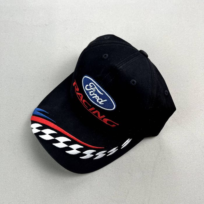 Vintage Vintage Ford Racing Hat Cap Black NASCAR Car Motorsports | Grailed