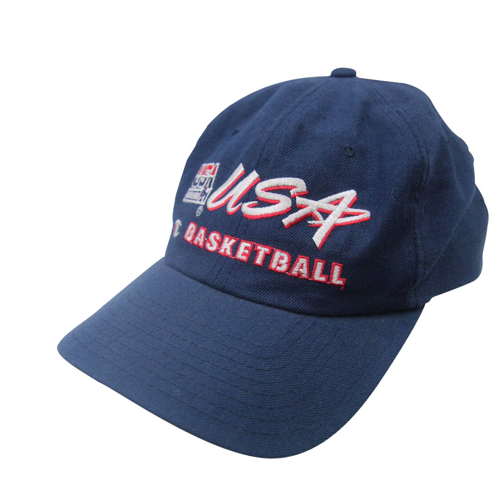 Champion × Vintage Vintage Champion Team USA Basketball Snapback Hat ...