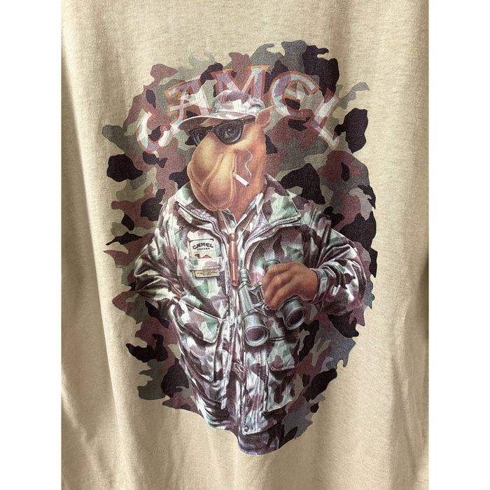 Camel 90s vintage camel Cigarettes camo graphic t-shirt | Grailed