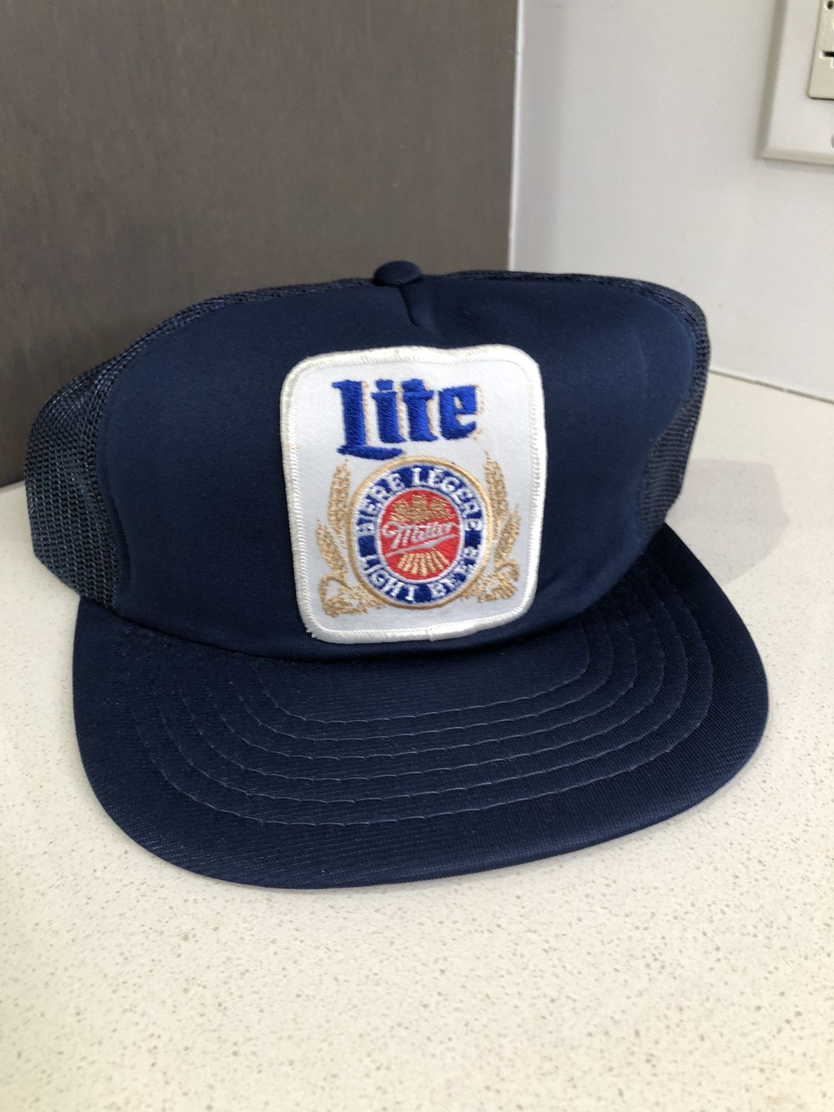 Vintage Vintage 80s Miller Light Beer Trucker Hat Snap Back | Grailed