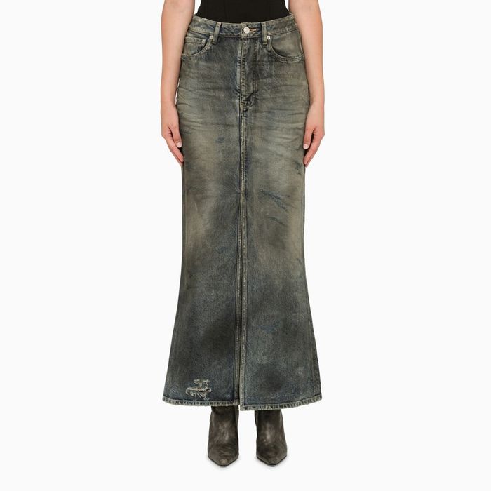 Balenciaga Balenciaga Blue Skirt In Japanese Denim | Grailed
