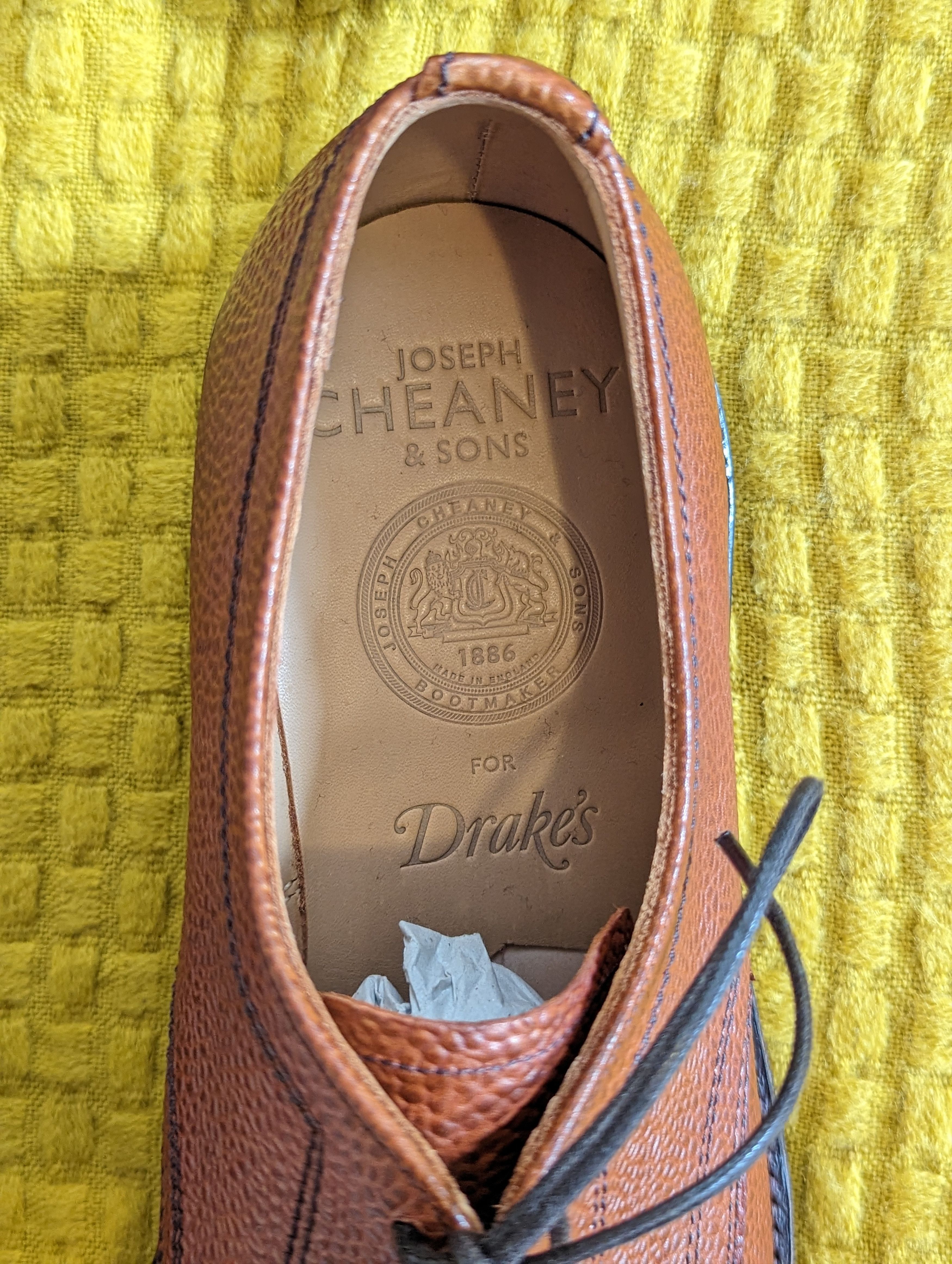 Drakes by Cheaney Split Toe Derby Shoes | Grailed
