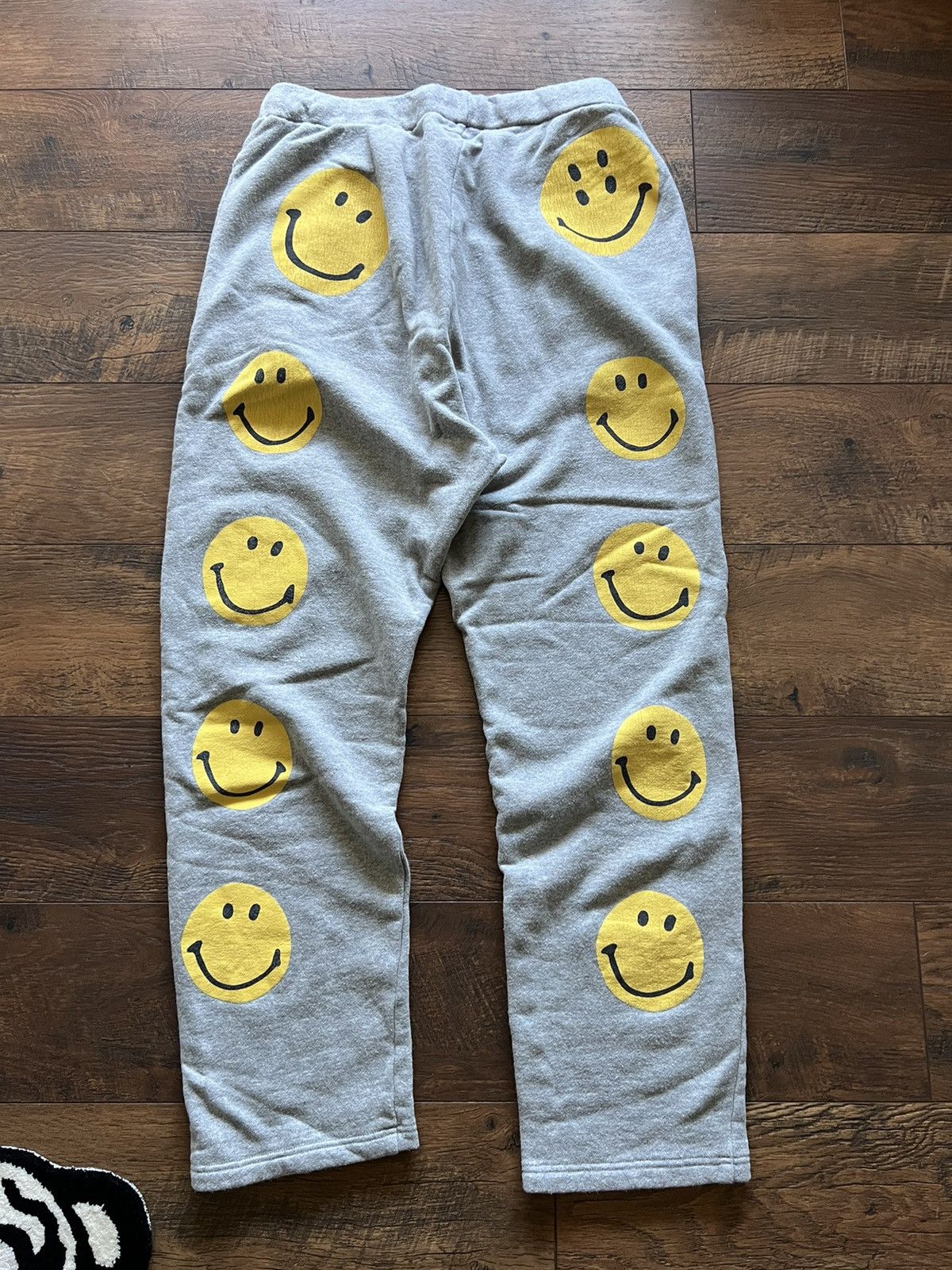 Kapital Kapital smiley face sweatpants | Grailed