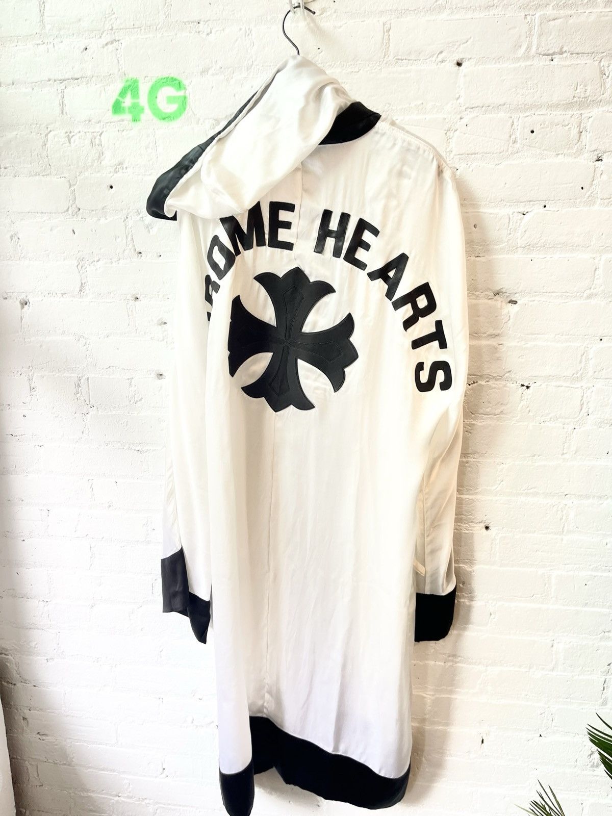 Chrome Hearts Chrome Hearts 100% SILK & LEATHER ROBE JACKET BOXING ...