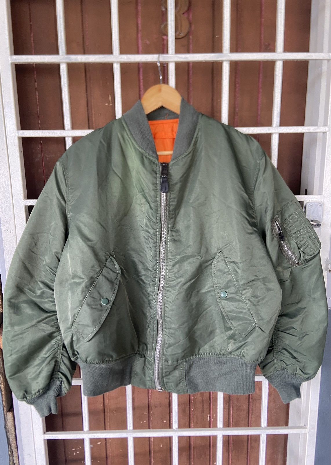 Alpha Industries × Streetwear MA-1 FLYER’S MAN INTERMEDIATE BOMBER JACKET | Grailed