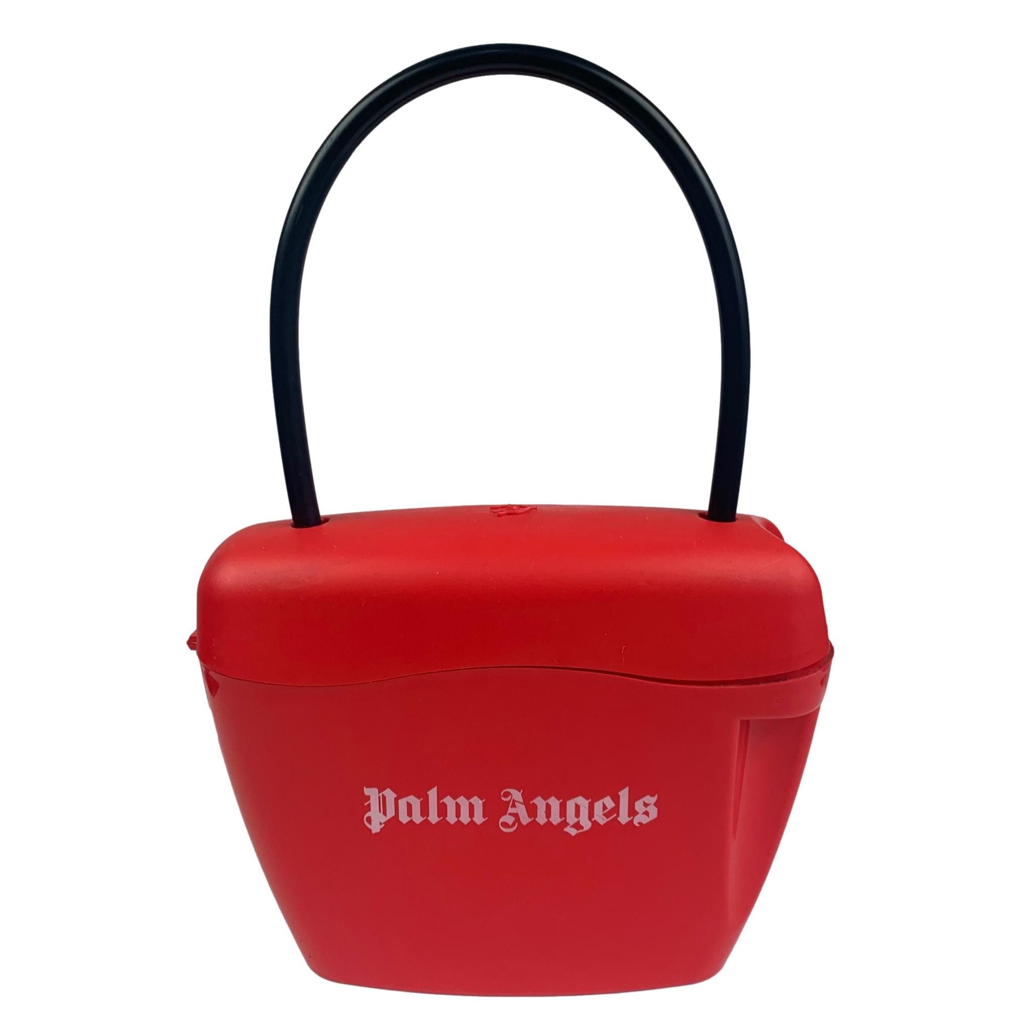 Palm Angels Palm Angels Padlock Bag, Red | Grailed