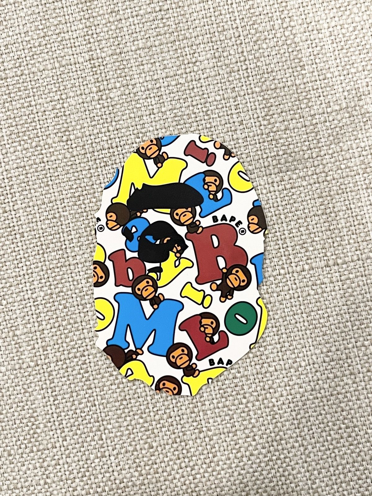 Bape 2000s Bape Milo Head Sticker | Grailed