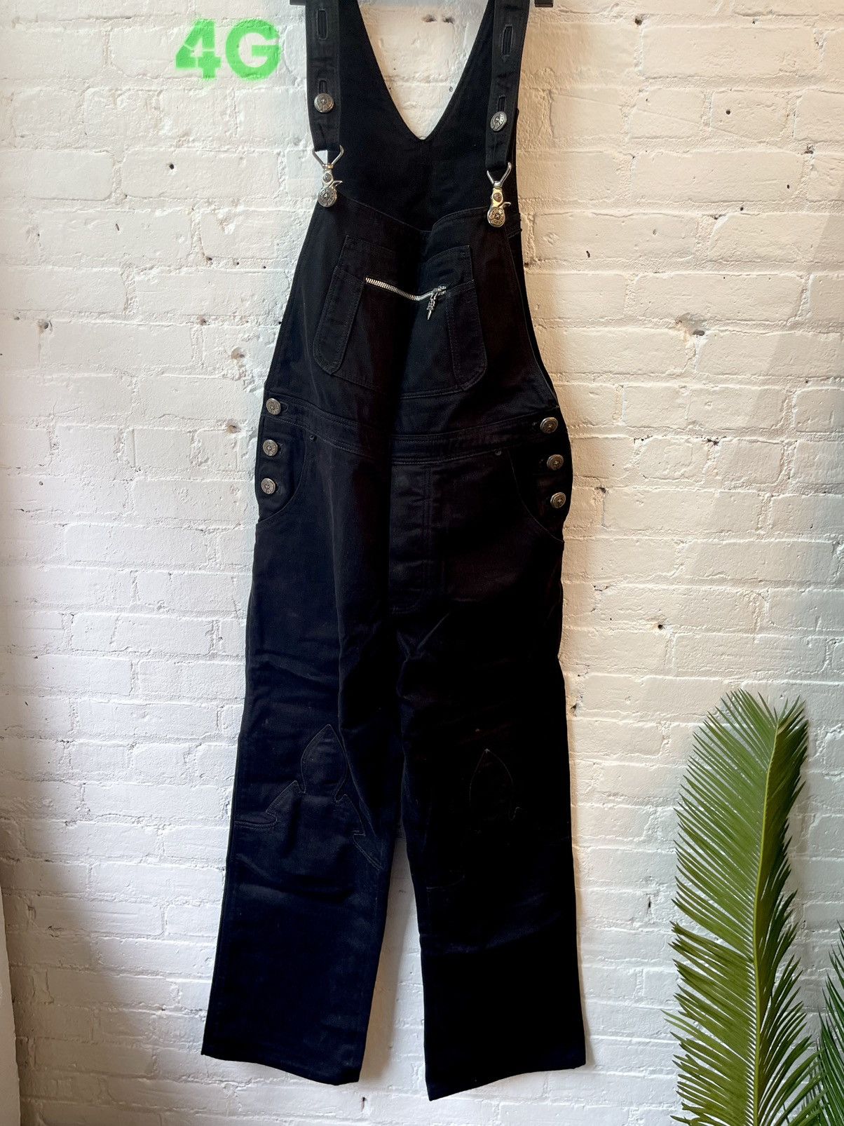 Chrome Hearts Chrome Hearts SZ34 Cargo Overalls Jumpsuit Jeans | Grailed