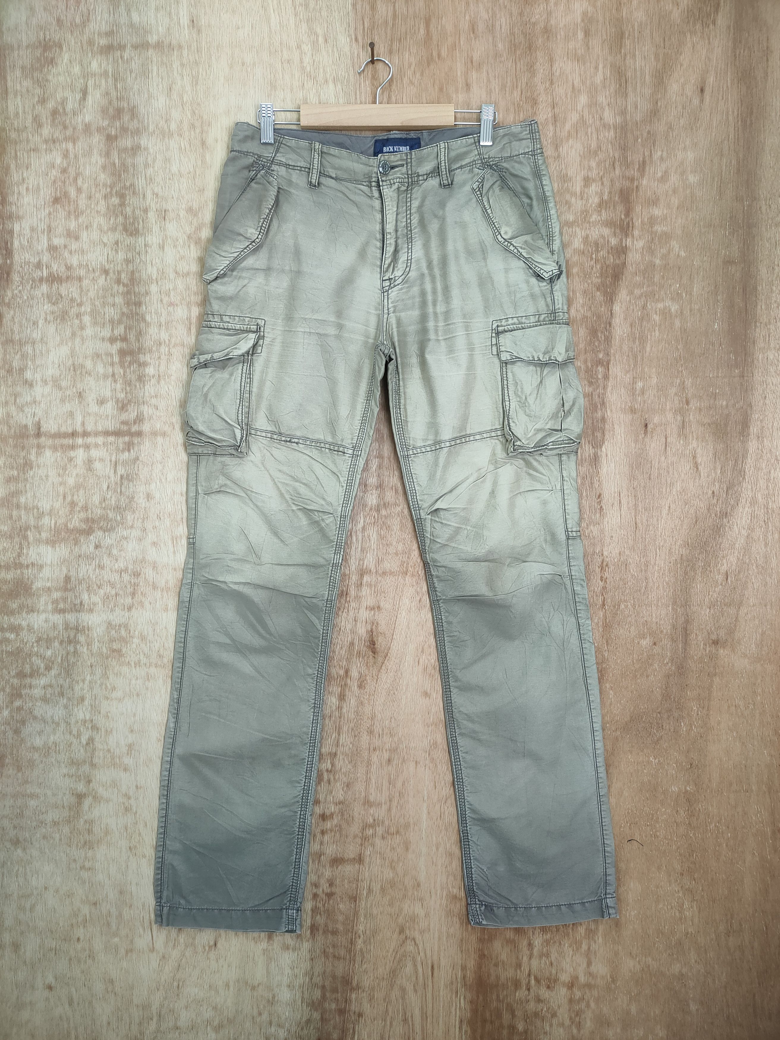 Japanese Brand × Streetwear × Vintage BACK NUMBER FADED TYE DYE CARGO ...