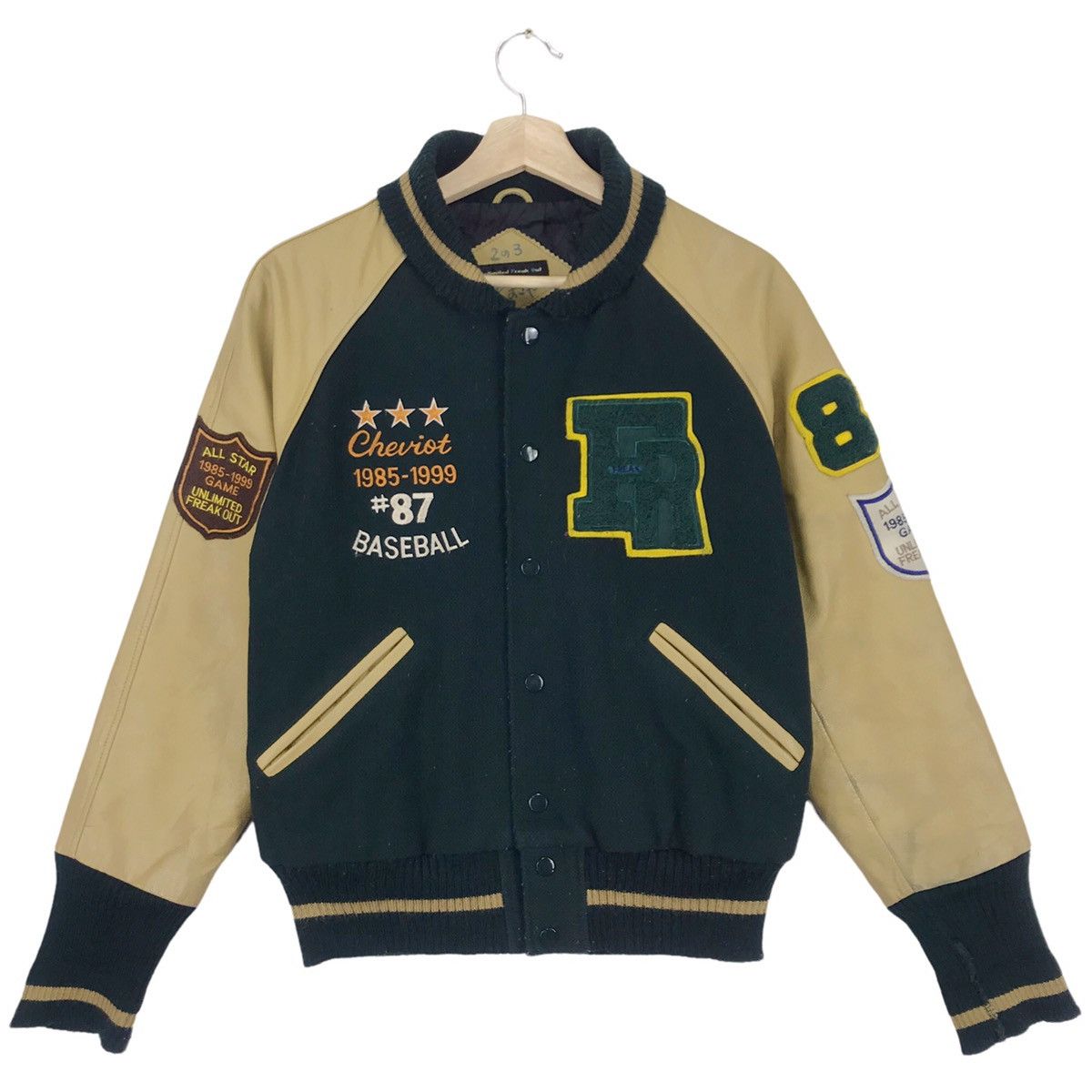 Leather Jacket × Oldvarsity/Stadium × Varsity Jacket Cheviot Hill Team ...